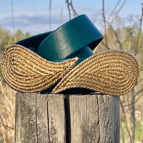 Gay Boyer | Accessories | Vintage 8s Gay Boyer Buckle Belt | Poshmark